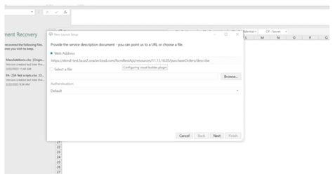 how to use visual builder add in for excel to improve source to pay