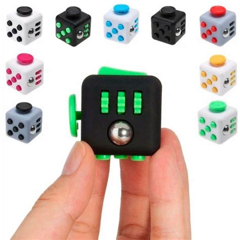 Mini Cubo Anti Stress Controla Ansiedade Sensorial Fidget Cube Tamanho U