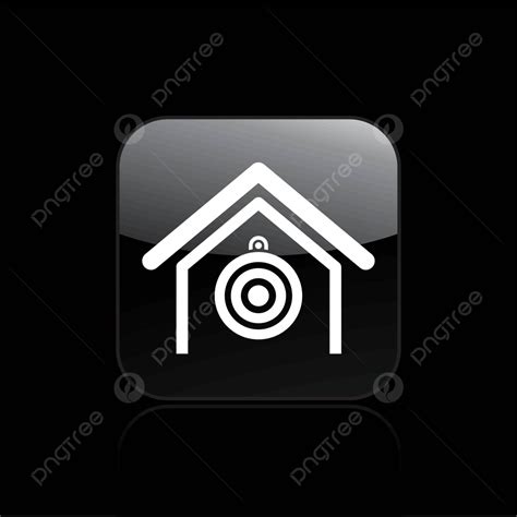 Vector Illustration Of Single Target Icon Illustration Objective House