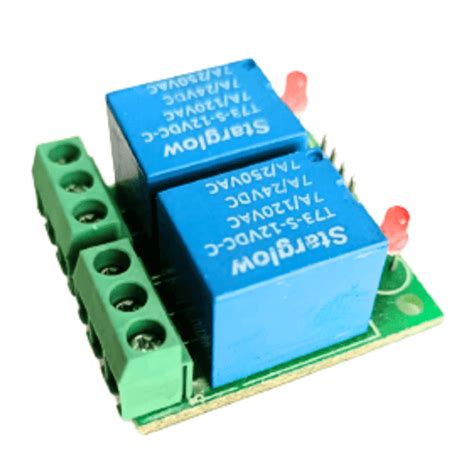 2 Ch 12v Relay Board The Engineer Store