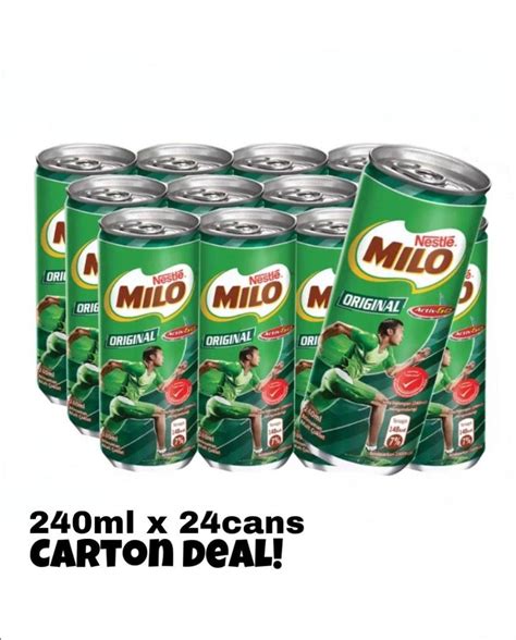 Milo Can Food And Drinks Beverages On Carousell