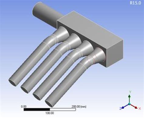 Geometry Of Intake Manifold Download Scientific Diagram