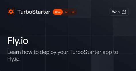 Deployment Web Turbostarter