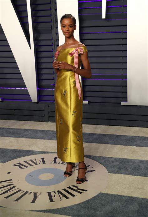 Letitia Wright 2019 Vanity Fair Oscar Party • Celebmafia