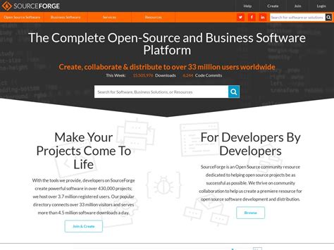 SourceForge Net Com Directory