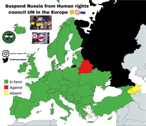 Suspend Russia From Human Rights Council Un In The Maps On The Web