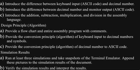 Solved Use Tuffix In Linux System And Yasm For Assembly