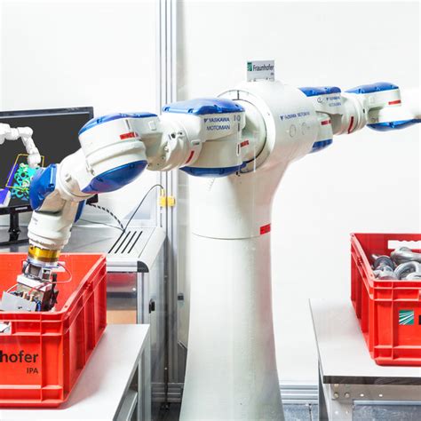 An Experimental Real World Robot Cell From Fraunhofer Ipa A Dual Arm Download Scientific