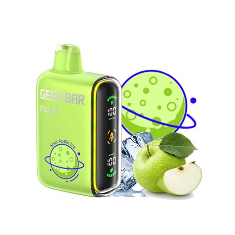 Geek Bar Pulse Sour Apple Ice Disposable Vape Puffholic Vape