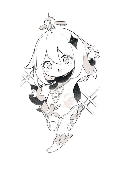 I Drew Paimon Rgenshinimpact