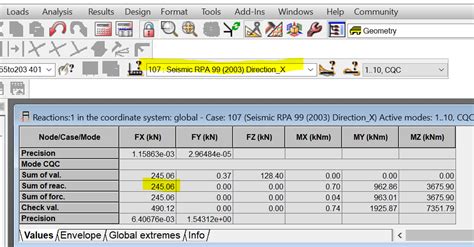Information About Fundamental Period And Base Shear Force Not Included