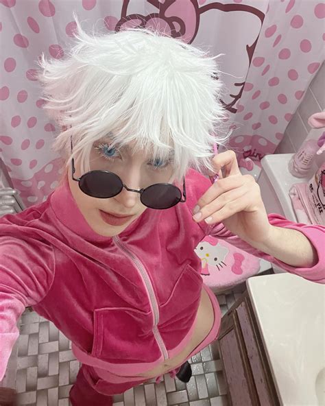 Gale F So This Is What Gojo Was Doing In The Cube…🫣 Didnt Know He Was So Y2k Hello Kitty Core