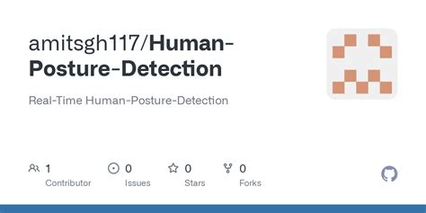 Github Amitsgh117 Human Posture Detection Real Time Human Posture Detection
