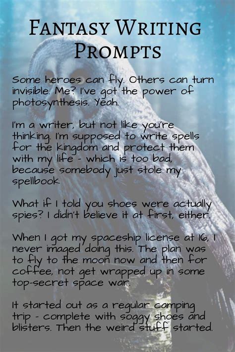 The Fantasy Nook S Writing Prompts Writing Prompts Fantasy Writing