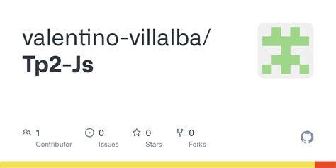 GitHub Valentino Villalba Tp2 Js