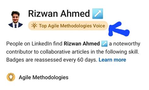 Rizwan Ahmed ↗️ On Linkedin Linkedintopvoice Agilemethodologies