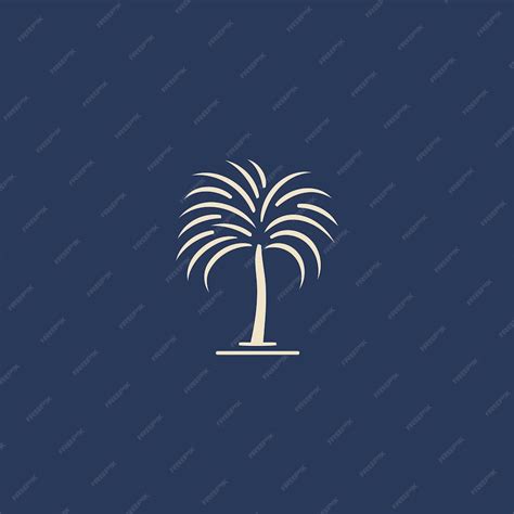 Premium Vector Palm Tree Logo Design Vector Illustration