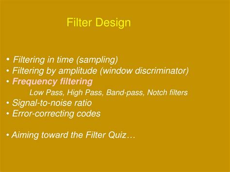 PPT Filter Design PowerPoint Presentation Free Download ID 9721456