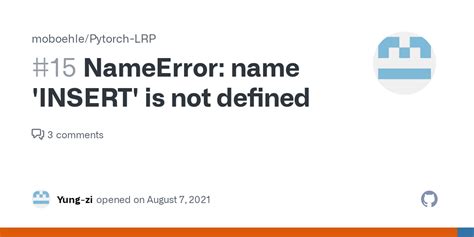 Nameerror Name Insert Is Not Defined · Issue 15 · Moboehlepytorch Lrp · Github