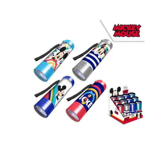 Disney Mickey Mouse Flashlight Led In Display 4 Different Designs