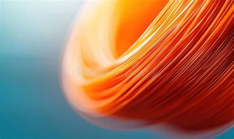 Vibrant Orange Swirl Stock Illustration Illustration Of Vibrant 367819134