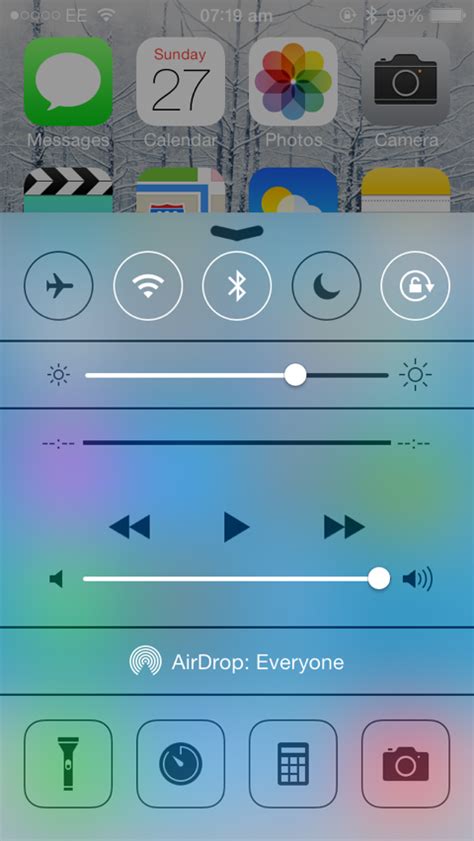 Don T Like The Blur Effect In IOS 7 Remove It Using This Simple Trick
