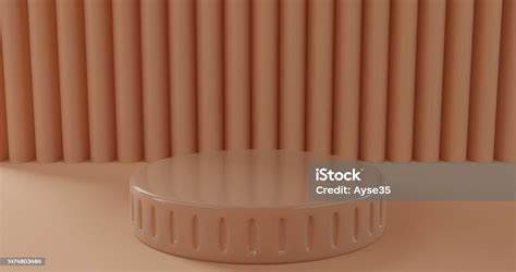 3d 미니멀리스트 추상적 배경의 연단 화장품 또는 제품 전시용 파스텔 색상 3d 렌더링 0명에 대한 스톡 사진 및 기타 이미지 Istock