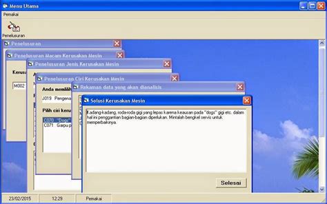 Sistem Pakar Diagnosa Kerusakan Mesin Motor Menggunakan Bahasa Pemrograman Visual Basic