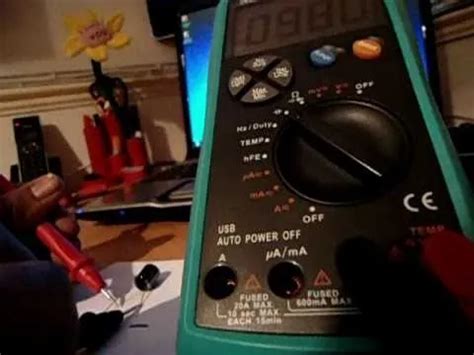How To Test An Electrolytic Capacitor With A Digital Multimeter Hacks Mods Circuitry