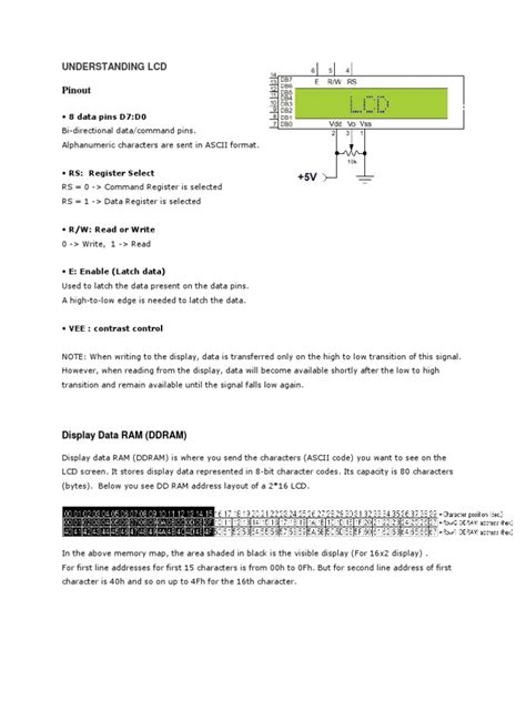 Understanding Lcd Pdf Random Access Memory Instruction Set