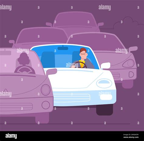Drivers Stuck Stock Vector Images Alamy