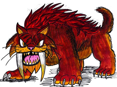 Sabretooth Cat By Sharkanenoa On Deviantart