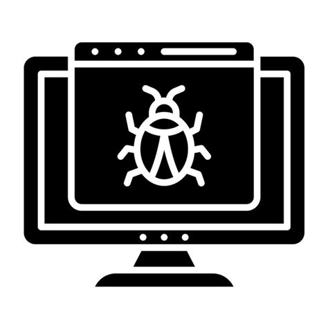 Premium Vector Vector Design Computer Bug Icon Style