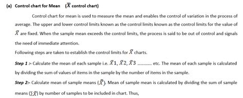 Statistical Process Control Methods Control Chart For Variables Operations Management