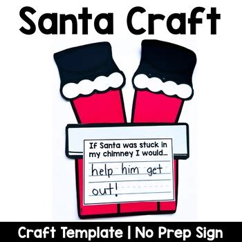 Santa Chimney Craft Holiday Bulletin Board By Thatkindermama Tpt