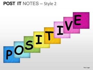 Post It Notes Style 2 Powerpoint Presentation Templates PPT