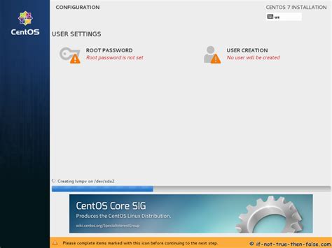 CentOS 7 7 Netinstall Guide Network Installation Screenshots If Not True Then False