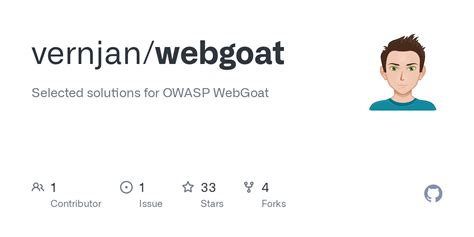 Github Vernjanwebgoat Selected Solutions For Owasp Webgoat