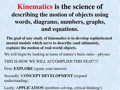 PPT Motion Dimensional Kinematics PowerPoint Presentation Free Download ID