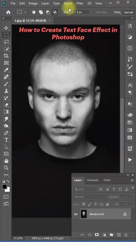 How To Create Text Face Effect In Photoshop Photoshop Photoshop Tutorial Typography