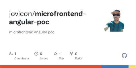 Github Joviconmicrofrontend Angular Poc Microfrontend Angular Poc