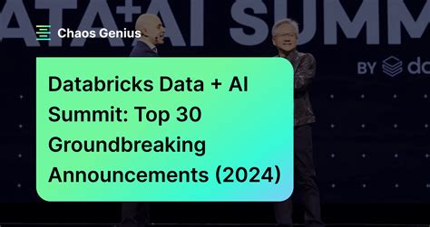 databricks data ai summit top 30 announcements 2024
