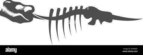 Dinosaur Fossil Icon Design Illustration Template Stock Vector Image And Art Alamy