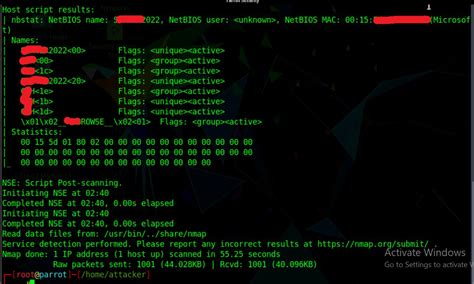 kale chaitany on linkedin performed netbios enumeration using an nse