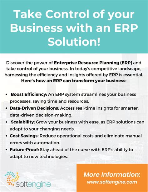 Erp Businesssolutions Takecontrol Softengine Data Softengine