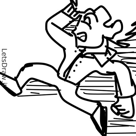 How To Draw Running Man Dxnkfubky Png LetsDrawIt