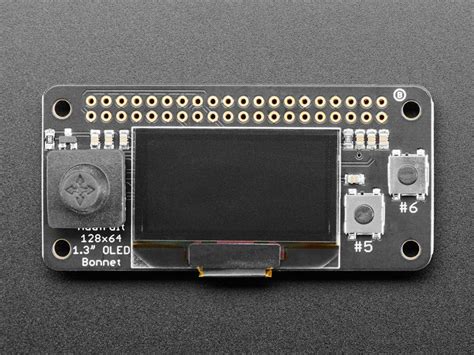 新素材新作 Adafruit 3527 Pioled 128x32 モノクロ Oled アドオン Raspberry Pi用