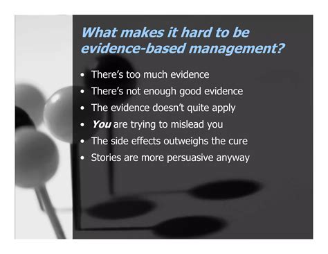 Evidence Based Managementpdf