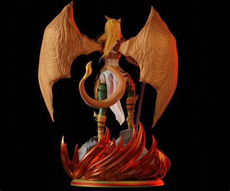 Artstation Charizard Waifu Stl Resources