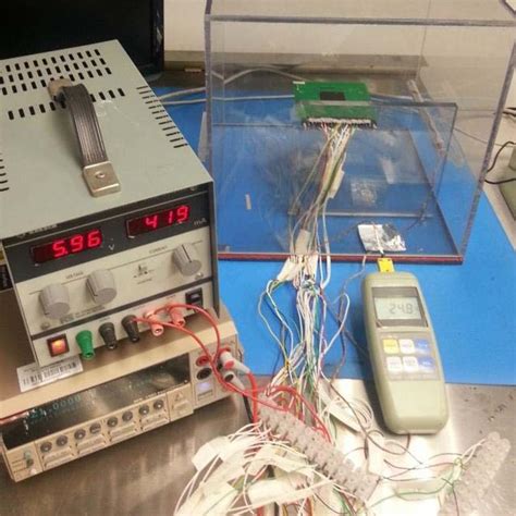 Theta Jc Test Jig With The Heat Sink Mounted On Top Download Scientific Diagram
